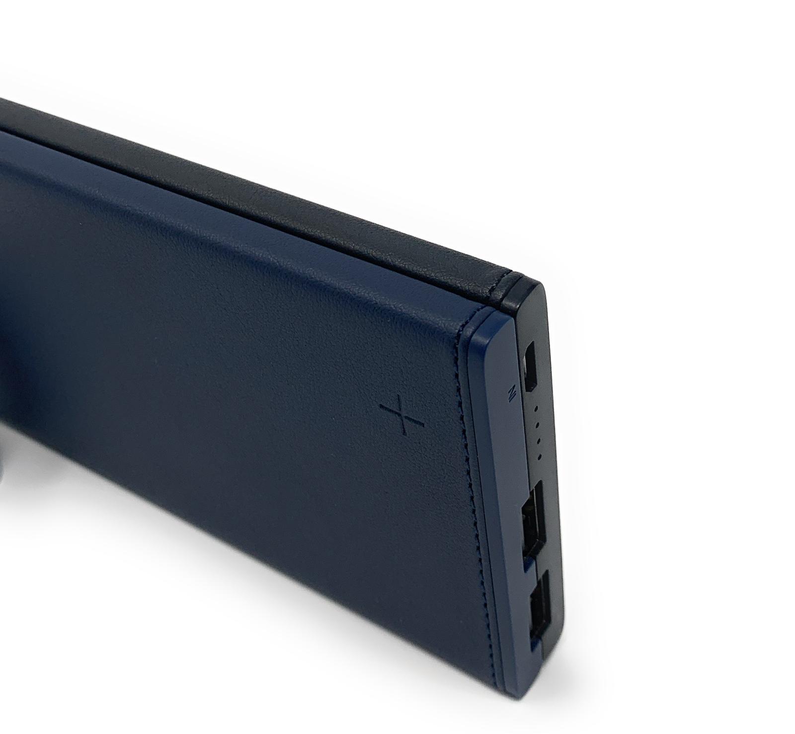 Buy 12000 mAh Power Bank Online | Eloop Leather Portable Charger