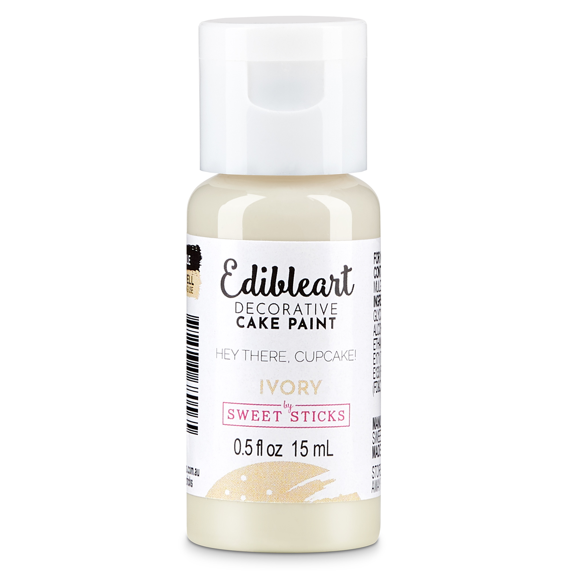Ivory Food Coloring | Edible Cookie & Cake Paint – 15ml