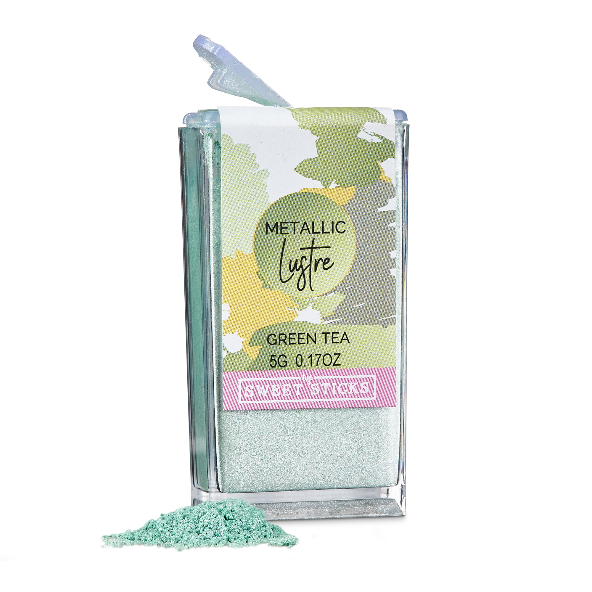 Edible Metallic Dust Green Tea | Cake Dusting Powder
