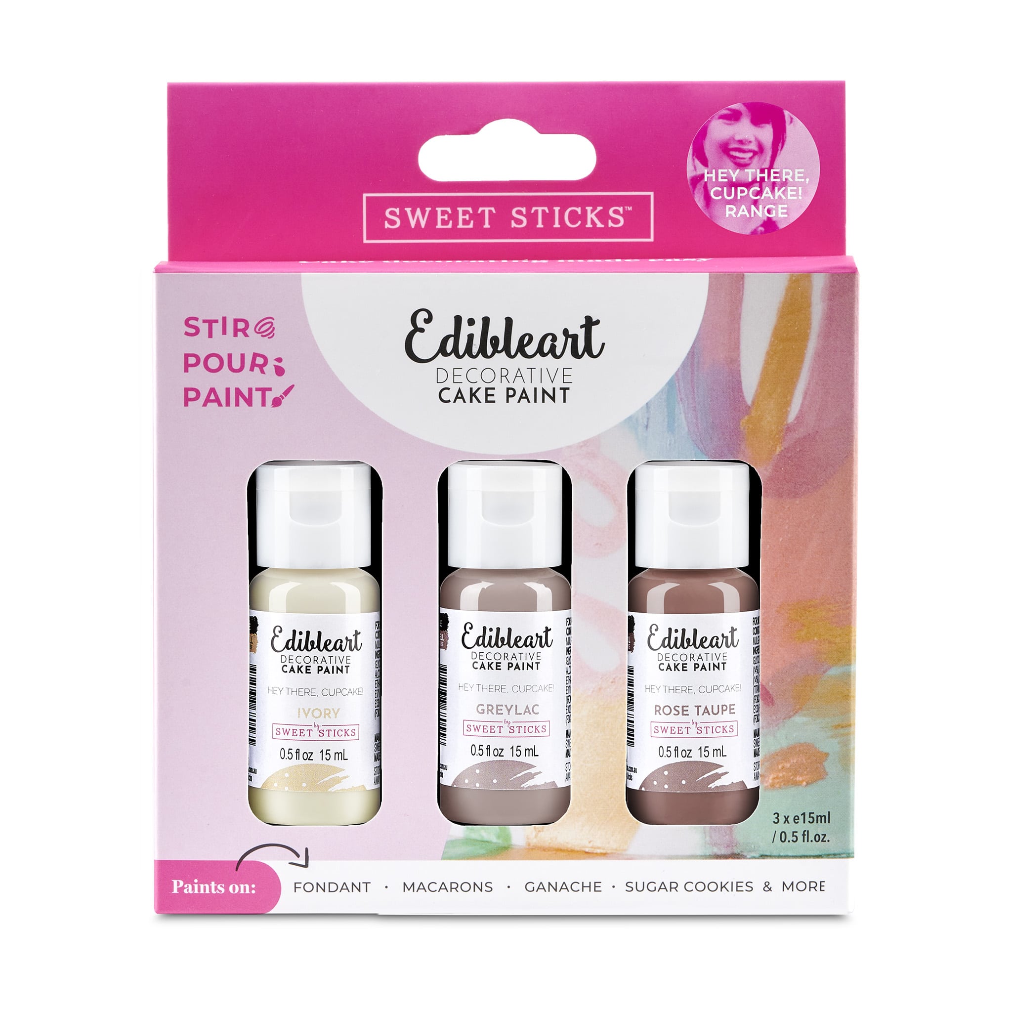 Cupcake Edible Paint Pack – Cake & Cookie Edible Paints