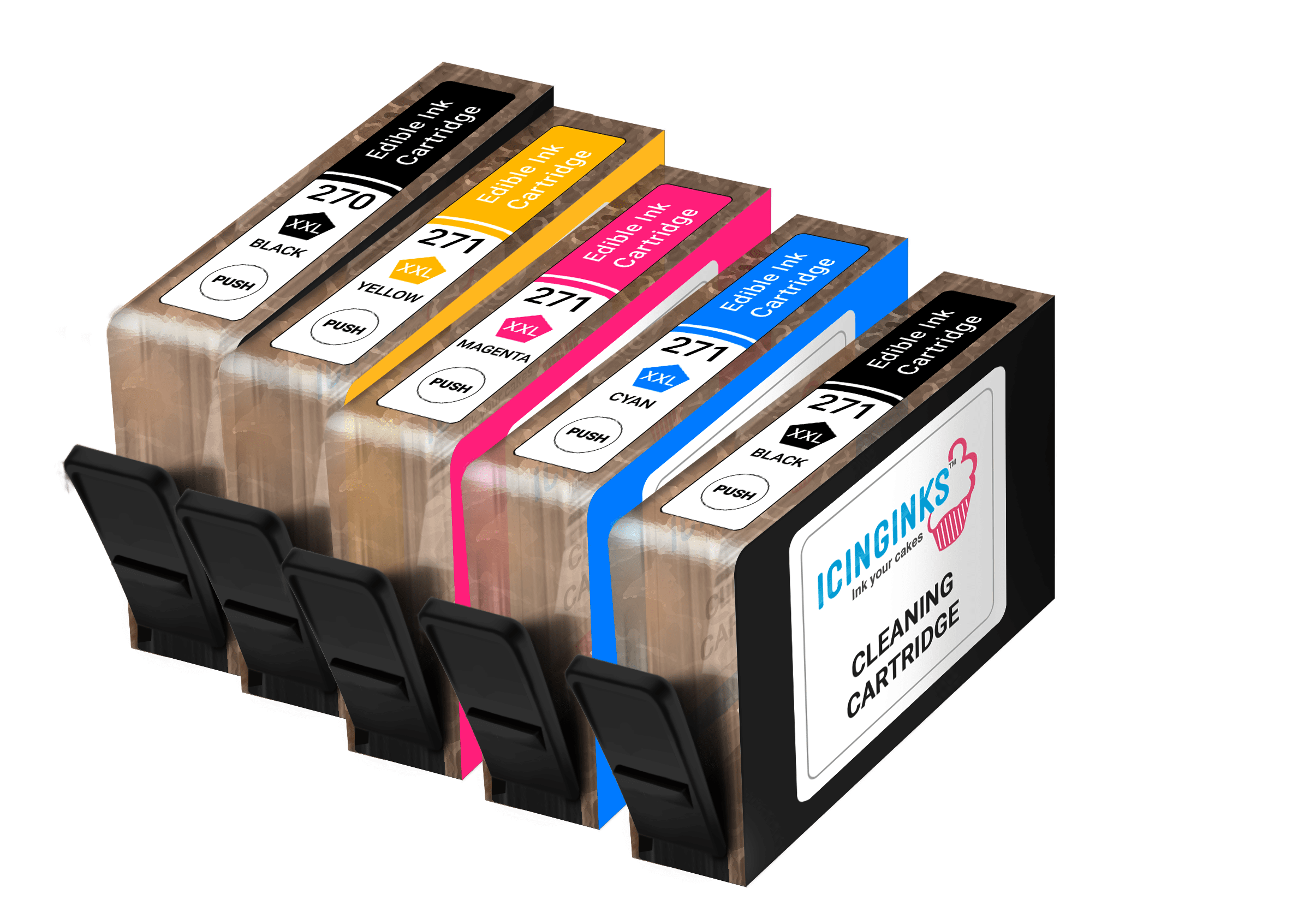 Food Grade Edible Cleaning Cartridges for Canon CLI-271/PGI-270 XL