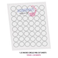 Icinginks™ Prime Pre-cut Edible Frosting Sheets (1.25"inches) Pack - 24 ...