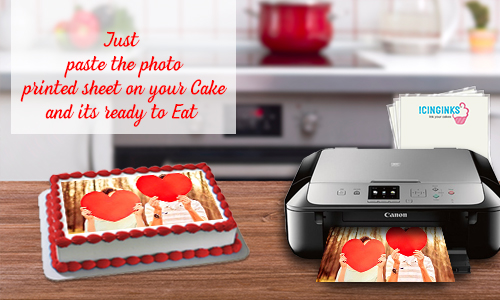 Beautiful Photo Cake Toppings with Edible Cake Printers, Frosting ...